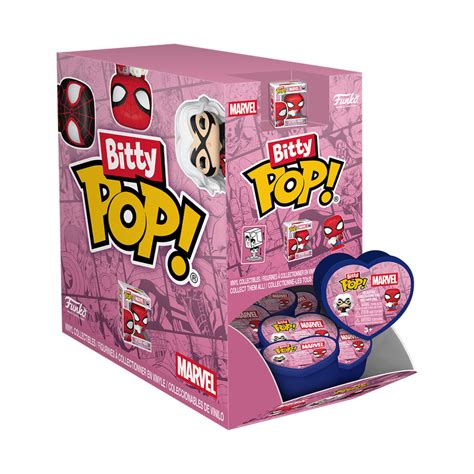 Mystery Bitty Pop Spider Man Valentines Day Funko
