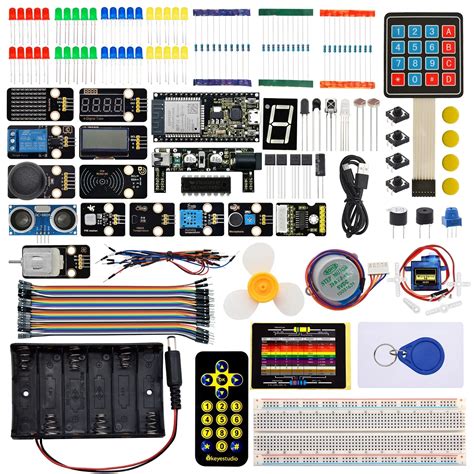 Keyestudio Esp32 Ultimate Learning Kit With 35 Sensors For Arduino And Python Programming Gearbest