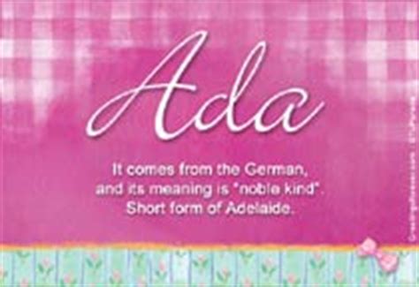 Ada Name Meaning Name Ada Origin Meaning Of The Name Ada