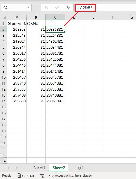 how to match two values in excel