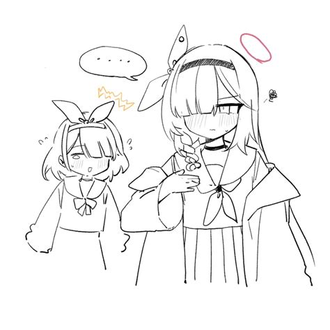 Arona And Plana Blue Archive Drawn By Retri Danbooru Arona And Plana Blue Archive Drawn By Retri Danbooru