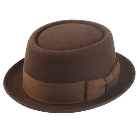 Brown Mens Porkpie Hat The Soul Agnoulita Hats