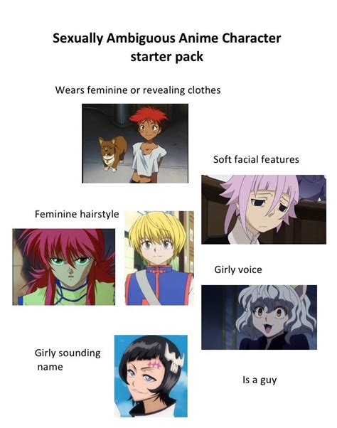 Ambiguous Gender Anime