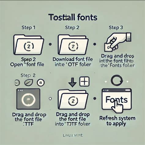 Install Fonts In Linux Mint