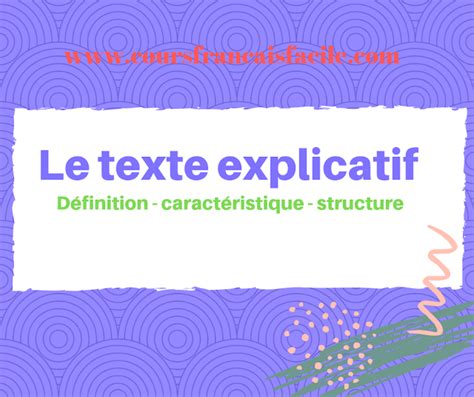 Le Texte Explicatif Définition Caractéristiques Structure Texte