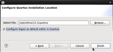 opening vhdl files in sigasi using quartus sigasi