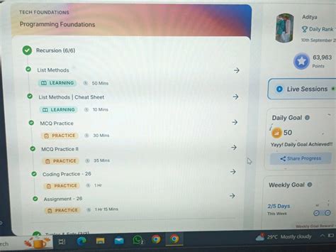 aditya chakote on linkedin day65 100dayschallenge python coding