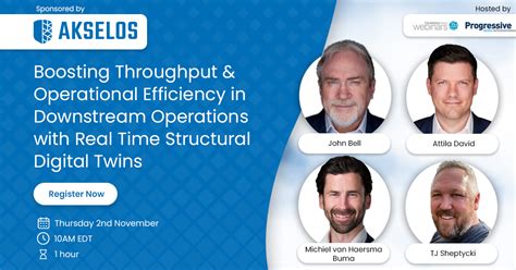 Free Webinar Maximizing Throughput In Downstream Operations Real Time Structural Digital Twins