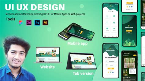 Design Ui Ux Prototype Wireframe For Your Website Mobile App By Fardin Amin Fiverr