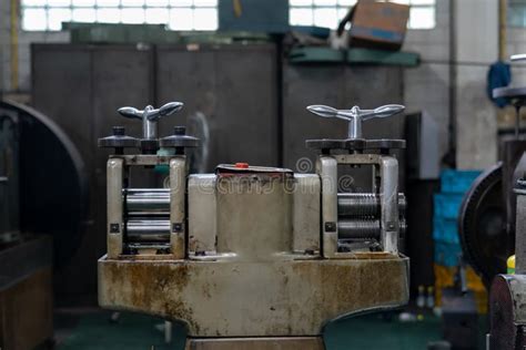 Machine And Tool Of Computer Numerical Control Cnc Factory Creates Metal Religion Art Such As