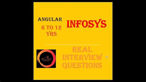 Infosys Angular Interview Questions 5 To 10 Yrs Ui Ux Docs Shorts6