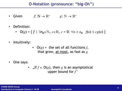 PPT Introduction In Computer Science 2 Asymptotic Complexity