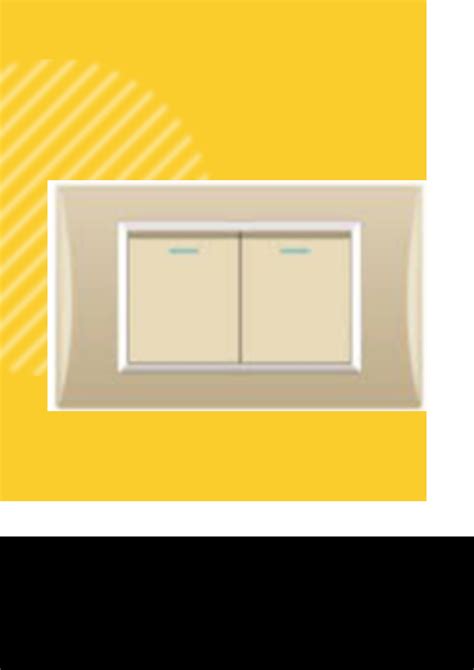 Interruptor Doble Bipolar Champagne Oro Altaluz