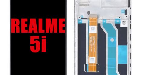 Realme i Ekran Dokunmatik Siyah Çıtalı Orjinal ts ı