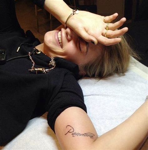 Cara Delevingnes 30 Tattoos And Their Meanings Body Art Guru