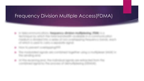 Solution Introduction To Fdma Single Carrier Frequency Division Multiple Access Sc Fdma