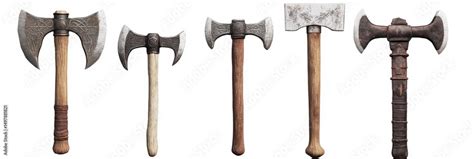 ภาพประกอบ Stock Historic Medieval Armaments Iconic Weapons Including