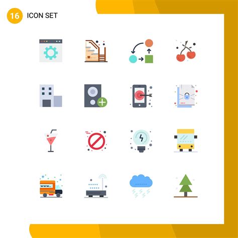 16 Universal Flat Colors Set For Web And Mobile Applications Food Berry Up Tactic Planning