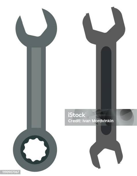 렌치 벡터 마스터 조이너 자물쇠 장인 빌더를위한 도구 범용 도구 워크 벤치 도구 볼트와 너트 나사 공구 수리 및 생성 그림 격리 강철에 대한 스톡 벡터 아트 및 기타 이미지