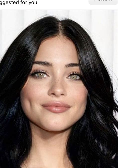 Pin By Casey Brasil On Hair Makeup Black Hair Hazel Eyes Black Hair