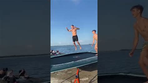 Insane Triple Flips From Trampoline To Water 🔥 Youtube