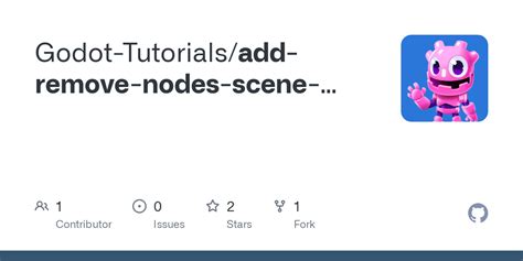 Github Godot Tutorialsadd Remove Nodes Scene Tree