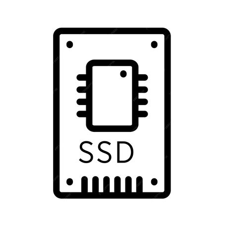 Premium Vector Ssd Icon Template