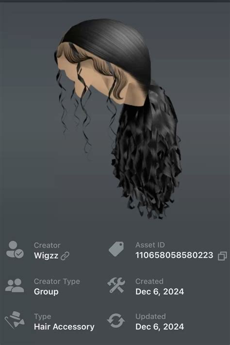 Roblox Hair Codes Bdunno6 In 2025 Black Hair Roblox Roblox Roblox Roblox