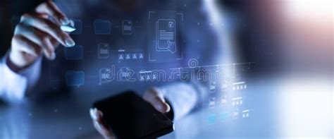 Data Analytics And Business Performance Metrics Visualization Stock