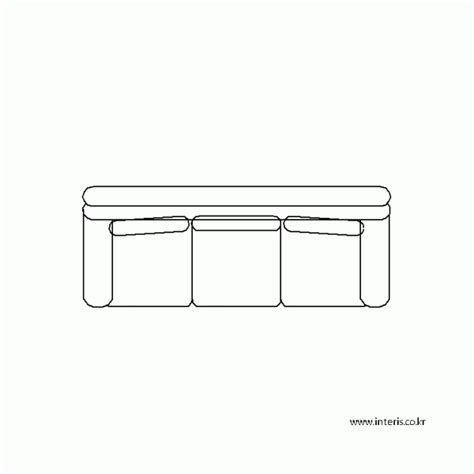 소파 평면 F So Pe066 Library Magnicad Cad Block Free Download