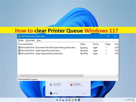 How To Clear Printer Queue Windows Steps Techs Gizmos