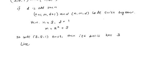 Construct If Possible Binary N M D Codes With The Following