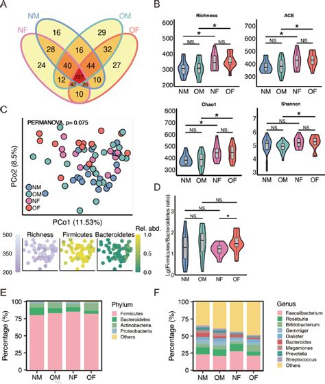 The Altered Fecal Microbiota Of Boys And Girls In Normal And Obesity