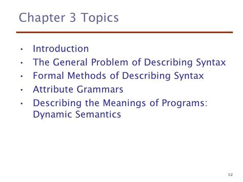 describing syntax and semantics ppt download