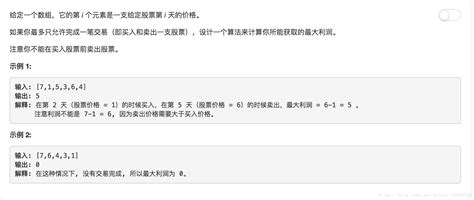 Leetcode初级算法 买卖股票的最佳时机 Pythonpython Max Profit Csdn博客