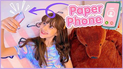 Cellulare Squishy Di Carta Youtube