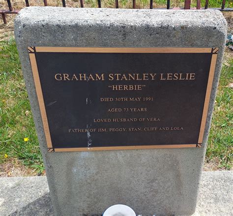Graham Stanley “herbie” Leslie 1918 1991 Find A Grave Memorial
