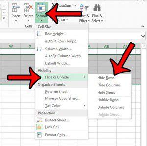 How To Hide Multiple Rows In Excel 2013 Solve Your Tech