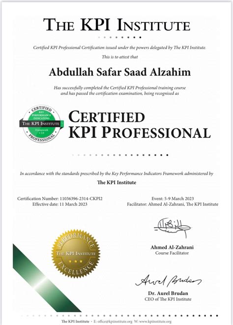 Abdullah Alzahim Mba Pmp® Rmp® Kpi On Linkedin Learning Kpis