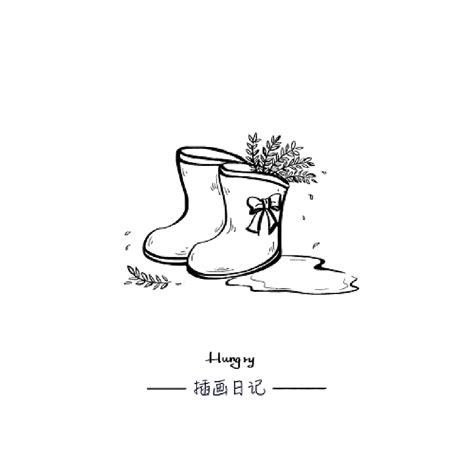 园艺简笔画gardening 飽來覓睡 站酷zcool