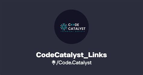 Codecatalystlinks Instagram Linktree