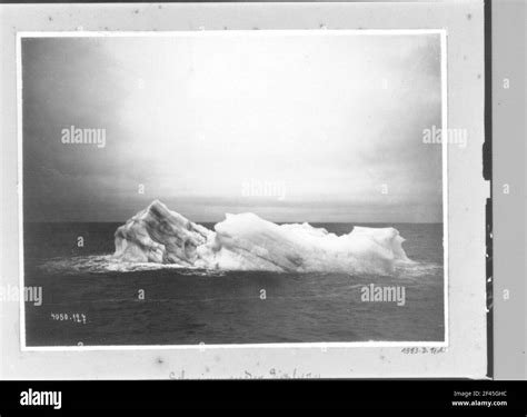 Floating Iceberg Received Probably From A High Sea Passenger Steamer