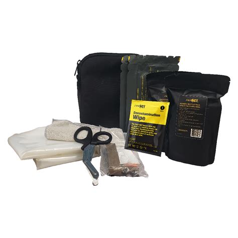 Individual Decontamination Kit Fast Portable Hazmat Clean Up Fast Act
