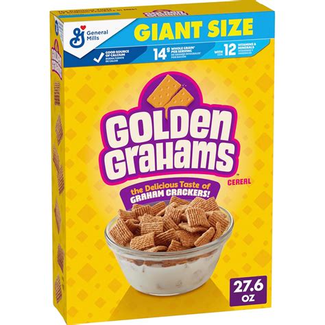 Golden Grahams Breakfast Cereal Graham Cracker Taste Made With Whole