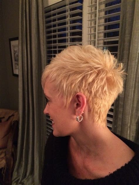 Platinum Pixie Short Spiky Haircuts Hair Styles Haircut For Thick Hair