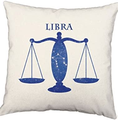 Libra Zodiac Set Of Two Roomcraft Throw Pillows 14×14 Inch Pleasant