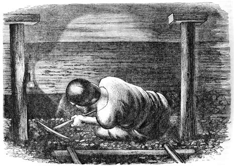 The Miner Mines Coal Deep Underground Editorial Photo Image Of Tunnel