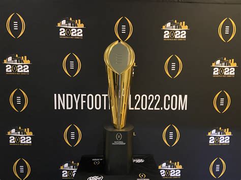 College Football Championship Trophy 2022