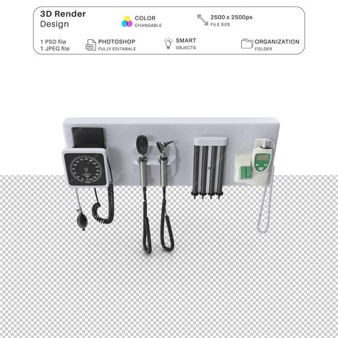 Premium Psd Wall Mounting Spanner Set Storage Clip 3d Modeling Psd File