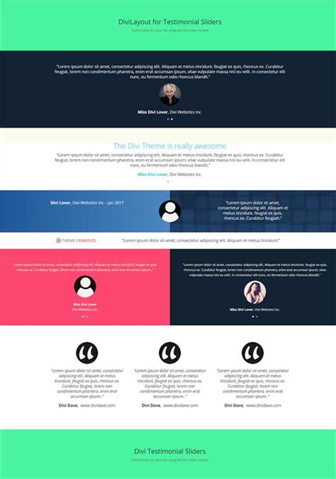 Download Our Free Divi Testimonial Slider Layouts Here
